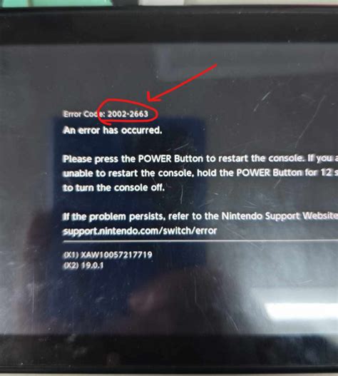 Nintendo Switch Error Code 2002 2663 Game Cartridge Error Repair Wiki