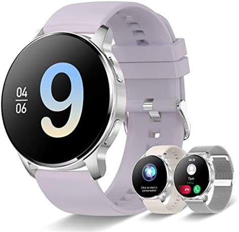 Iaret Smartwatch 1 32 Zoll Runde Armbanduhr Mit Telefonfunktion