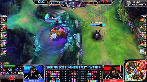 2015 Na Lcs Summer 6주차 7경기 Clg Vs Tip 150706 Youtube