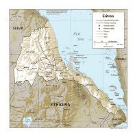 Large Political And Administrative Map Of Eritrea With Roads Cities And Airports Eritrea