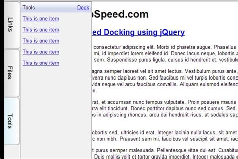 Advanced Docking Using Jquery Janko At Warp Speed Bypeople