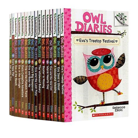 猫头鹰日记owl Diaries【18册】英文原版scholastic Branches学乐大树系列儿童桥梁章节书英语课外阅读提升读物书籍童书