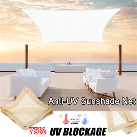 【cod】anti Uv Sunshade Net White Outdoor Garden Farm Sunscreen Sunblock