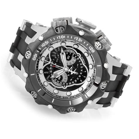 Invicta Reserve Mm Venom Hybrid Master Calendar Swiss Made Quartz Watch W One Slot Dive Case