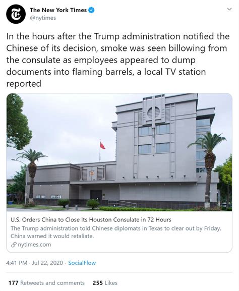 Stock Market Rattled As Us Orders China To Close Texas Consulate