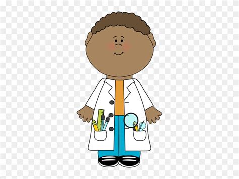 Scientist Lab Coat Clipart