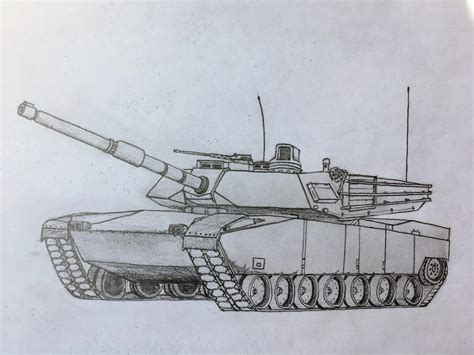 M1 Abrams Sketch Toon