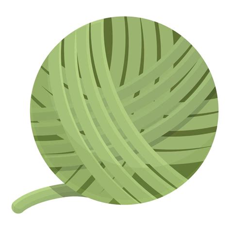 Vector De Dibujos Animados De Icono De Bola De Algodón Juguete Para