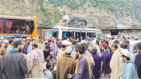 Tourists Suffer Long Delays As Flash Flood Blocks Karakoram Highway