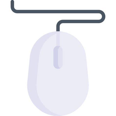 Computer Mouse Kawaii Flat Icon
