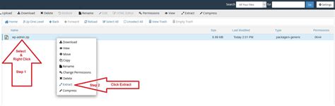 How To Compress And Extract Files Using File Manager In Cpanel