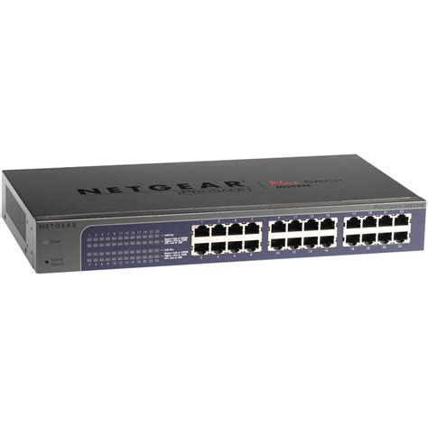 Netgear ProSafe Plus 24 Port Gigabit Ethernet JGS524E 200NAS B H
