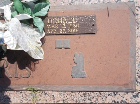 Donald Ray Harris 1936 2016 Find A Grave Memorial