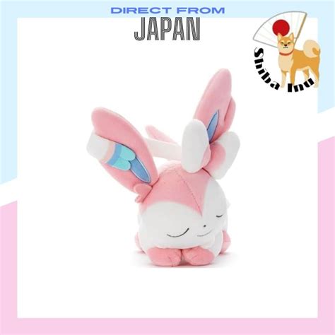Pokemon Snorlax Plush Toy Sylveon Approximately 27 Cm Wide A Cute And