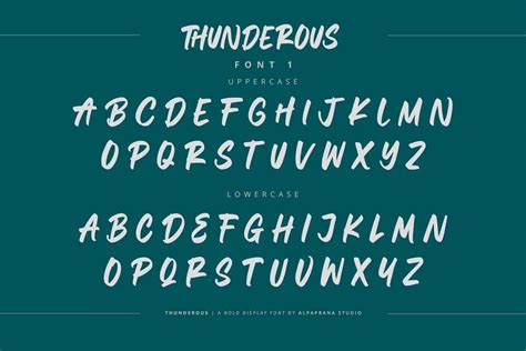 Thunderous Windows Font Free For Personal