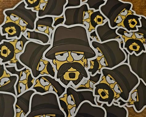 Cholo Bart Sticker Etsy