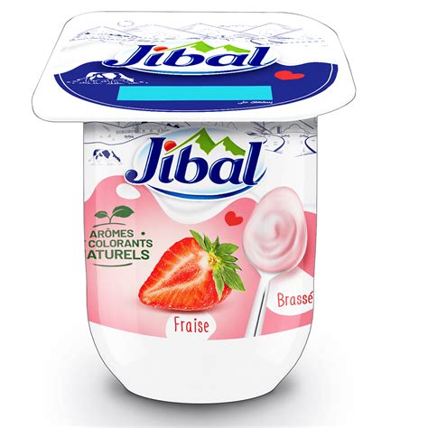 Jibal Yaourt brassé à la fraise