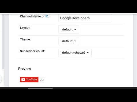 How To Add YouTube Subscribe Button To Your Website Or Blog Boost Your Subs Blogger Youtube