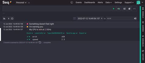Structured Logging From Nodejs To Seq