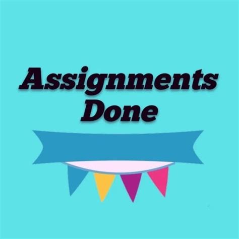 Assignments Project Research Paper Ppt Thesis Etc Assignment