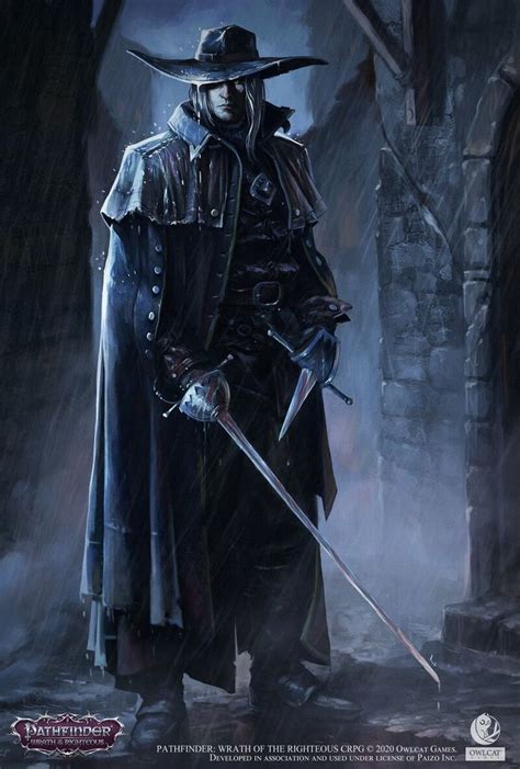 Artstation Pathfinder Wrath Of The Righteous Dhampir Inquisitor