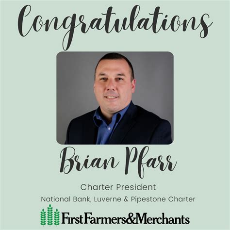 Excited For The Next Chapter In My Career At Ffandm Brian Pfarr 31 Comments