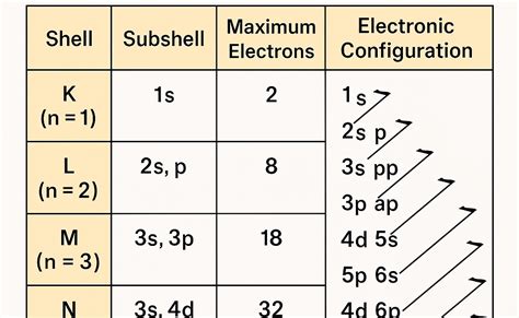 Electronic Configuration Of Elements Class 11 Ch 3