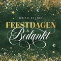 Zakelijke Kerstkaart Groen Goud Fijne Kaartje2go