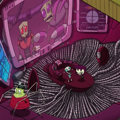 Made An Invader Zim Base Cross Section Poster R Invaderzim