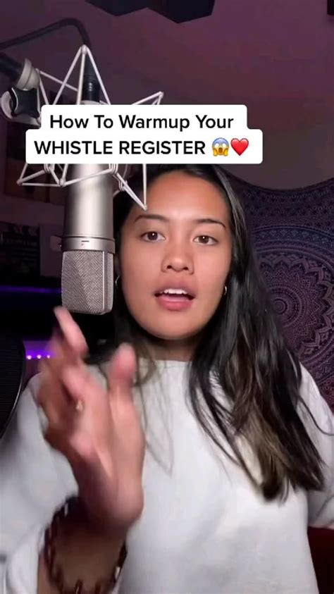 How To Warm Up Your Whistle Notes Vocal Exercises Singing Vocal
