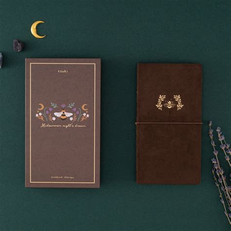 Tsuki ‘honey Bee Luxury Travel Notebook ☾ Notebooktherapy