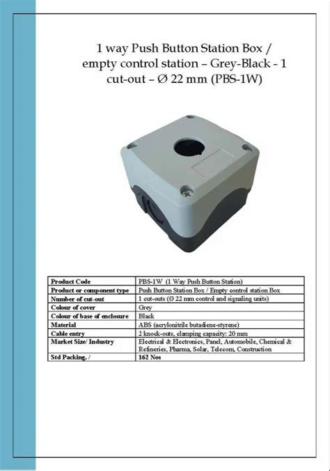 Way Push Button Box At Rs Piece Push Button Box In Ahmedabad ID