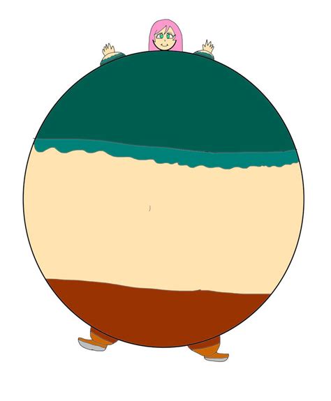 Inflated Saki Fanart By Jonwii On Deviantart