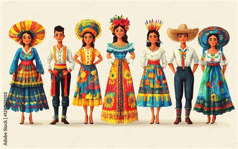 Cultural Roots And Community Diversity Vibrant Traditional Attire