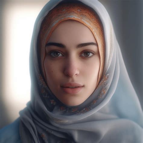Premium Ai Image Photo Beautiful Woman Wearing Hijab