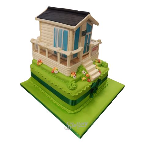 Holiday Chalet Model On Cake Slattery