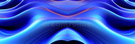 An Abstract Blue Wave Background With Smooth Curves And Gradients Creating A Modern And Dynamic
