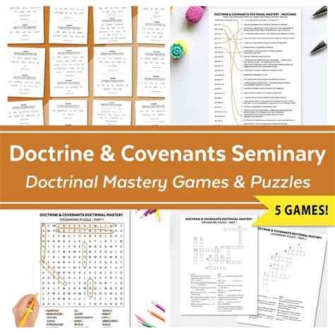 Lds Seminary Doctrinal Mastery Games Doctrine And Covenants Digital Download 2025 Come Follow