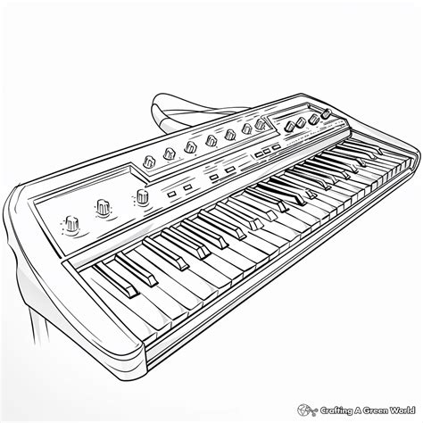 Keyboard Coloring Pages Free And Printable