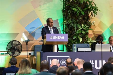 Hassan Sheikh Mohamud President Of Somalia Unea6 29feb2024 Photo