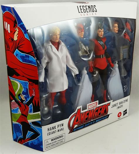Marvel Legends Hank Pym Giant Man And Janet Van Dyne Wasp Avengers