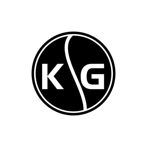 Kg Letter Logo Design Kg Creative Initial Kg Letter Logo Design Kg