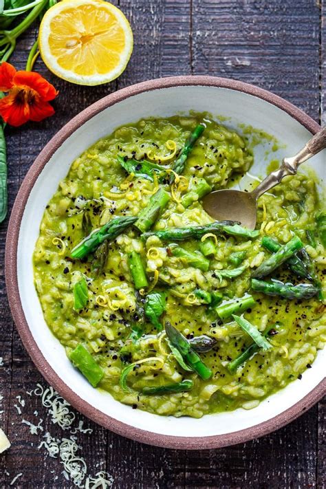 Asparagus Risotto Recipe Risotto Recipes Asparagus Recipe
