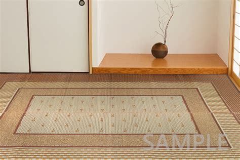 国産い草ラグ（裏貼り） エルモード 約191×250cm まるふネット｜インテリア・敷物・い草製品の卸・仕入れ ドロップシッピングサイト