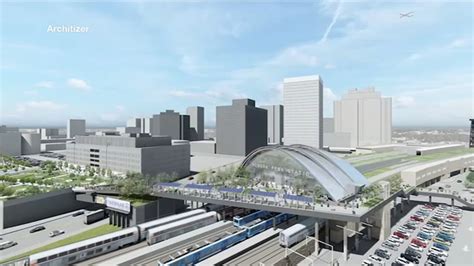Groundbreaking Held For New Pedestrian Bridge Connecting Newark Penn