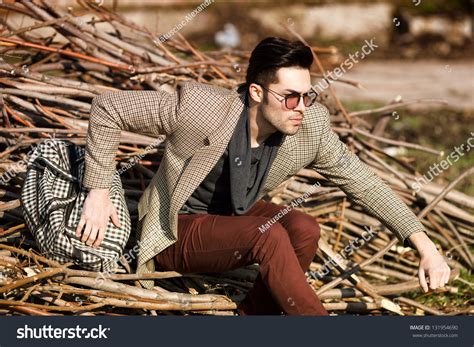 Sexy Fashion Man Model Dressed Elegant Stock Photo Shutterstock