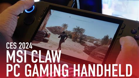 Ces Hands On Msi Claw Bets On Intel For Handheld Gaming Supremacy Pcmag