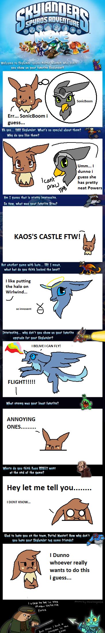 Skylander Meme By Neoneeveeart On Deviantart