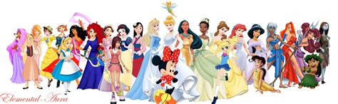 Disney Princesses And Princes Together