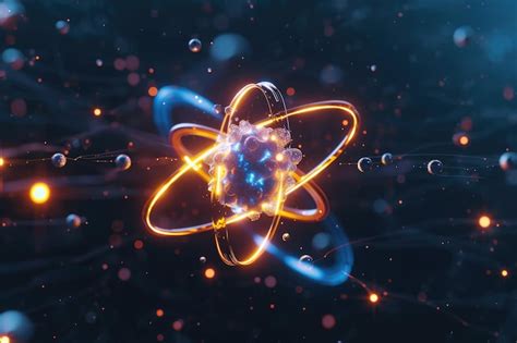 Premium Photo Atomic Dance Subatomic Realm Electrons Neutrons And